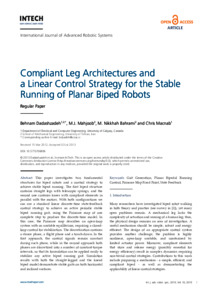 Bournemouth University Research Online [BURO] - Compliant Leg Architectures and a Linear Control ...